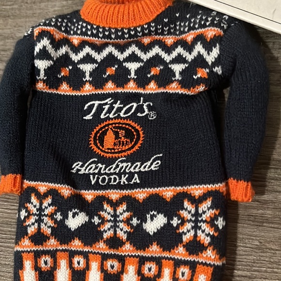 Tito’s Vodka | Holiday | New Titos Vodka Bottle Sweater Holiday Party ...